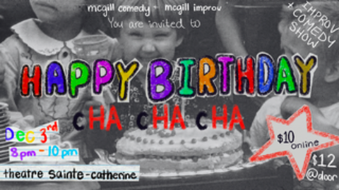 HAPPY BIRTHDAY (cHa cHa cHa) | theatresaintecatherine